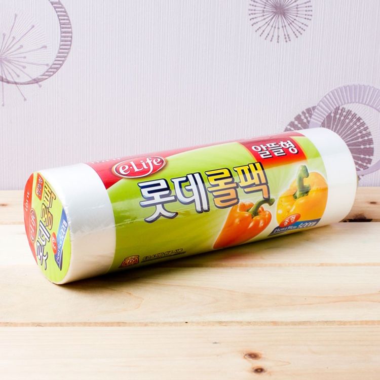 500매 롯데위생롤팩 New 알뜰형 중 비닐 크린백 홈플러스 택배배송
