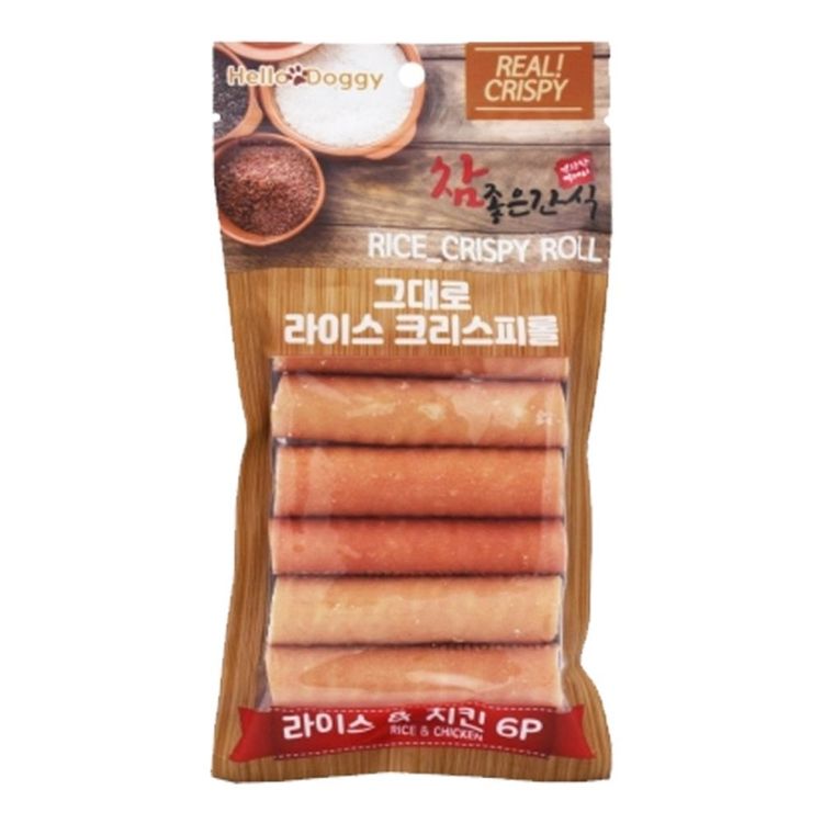강아지육포간식 강아지 참좋은 크리스피롤 치킨 6개입 1p 애견 간식 홈플러스 택배배송