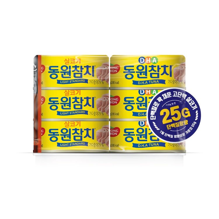동원 살코기참치+DHA참치 135G*3+135G*3 | 홈플러스