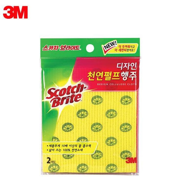 바보사랑 3m 디자인 천연펄프 행주 분홍노랑 홈플러스 택배배송