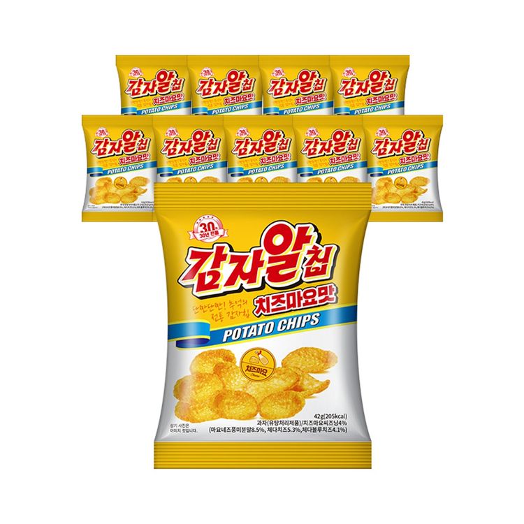 감자알칩 치즈마요맛 42g X 10개 홈플러스 판매자택배