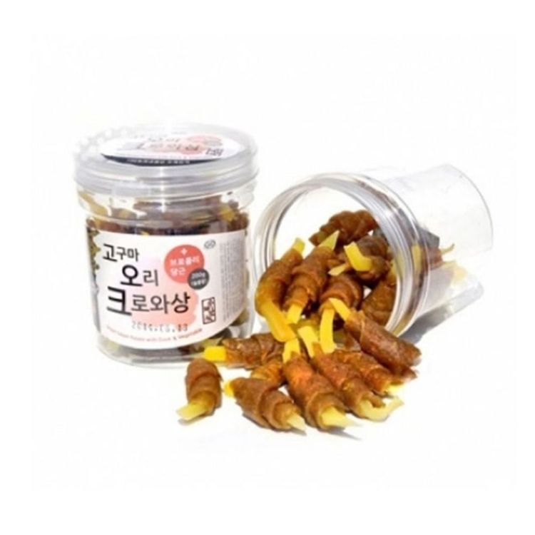 애견간식 애견 건조고구마 오리고기 200g 1p 강아지 수제간식 홈플러스 택배배송