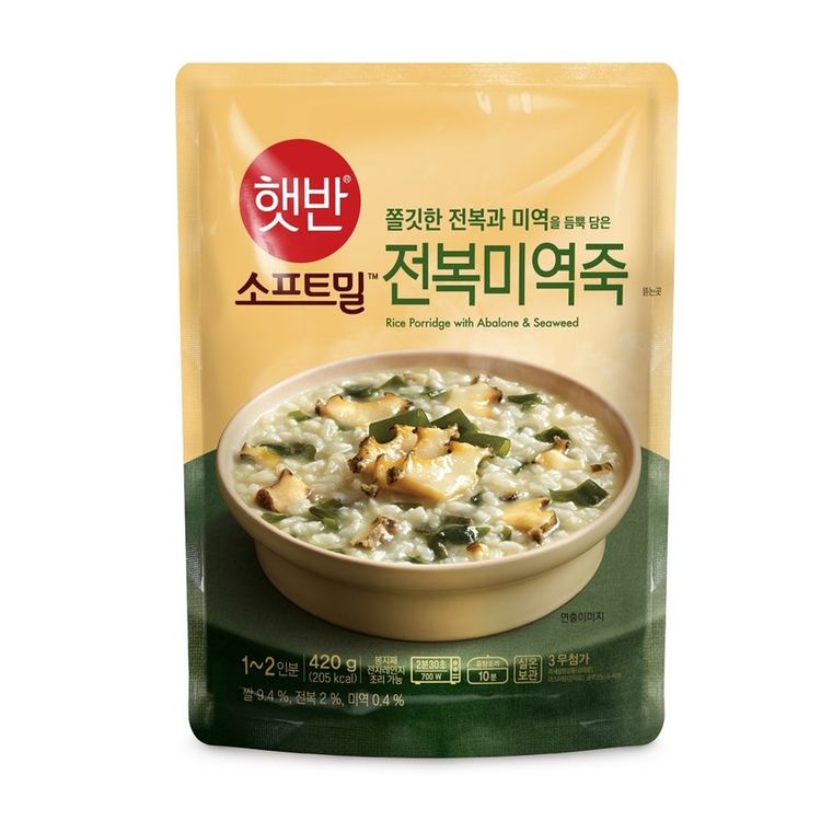 CJ 햇반소프트밀 전복미역죽 420G | 홈플러스