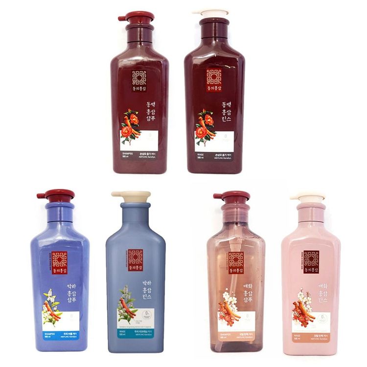 동의홍삼 두피 관리 동백 매화 박하 샴푸 린스 500ml 홈플러스 택배배송