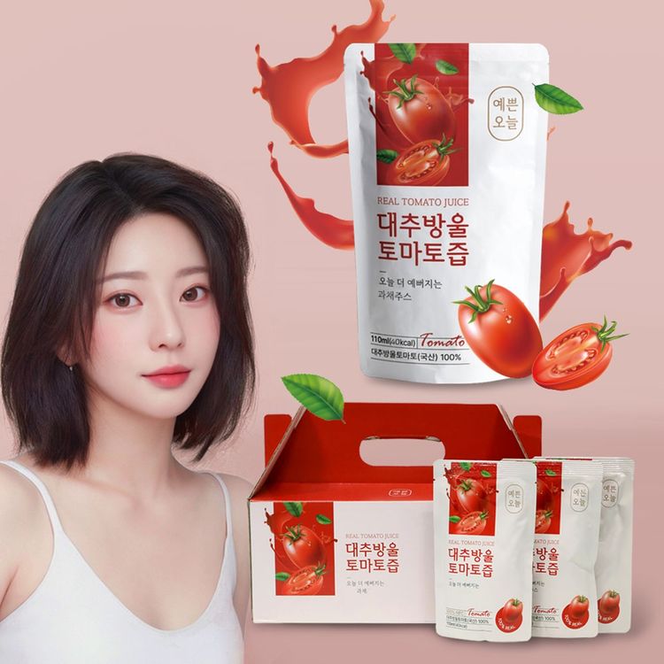 선물용 100 대추방울토마토즙 예쁜오늘 토마토주스 대추방울토마토즙28포선물용 홈플러스 택배배송