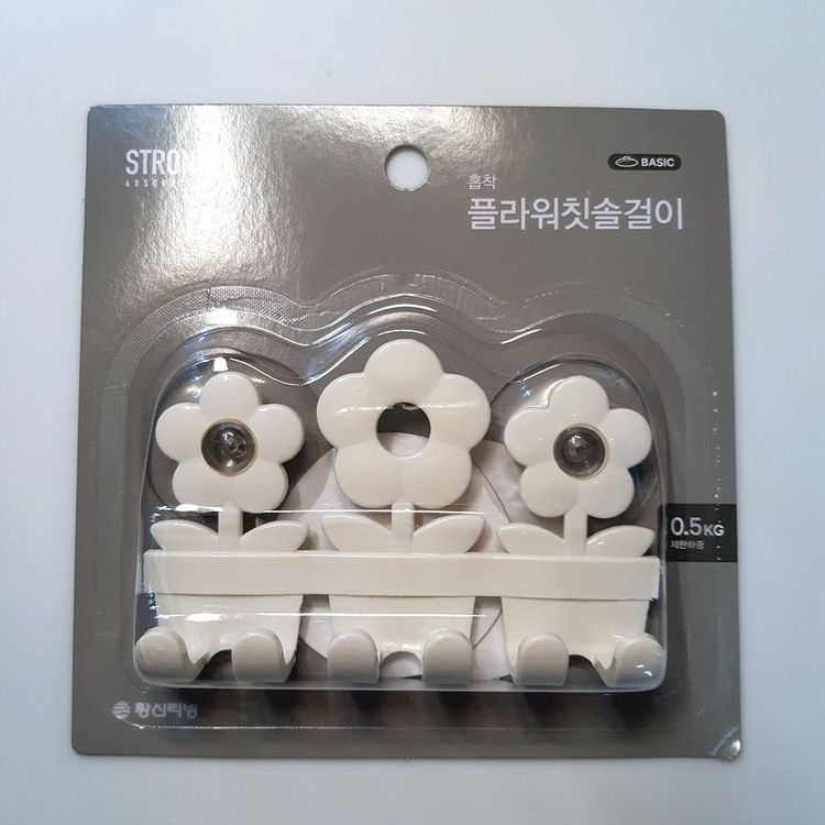 스트롱 Nc184757d30 흡착 플라워 칫솔걸이 치솔걸이 칫솔꽂이 홈플러스 택배배송
