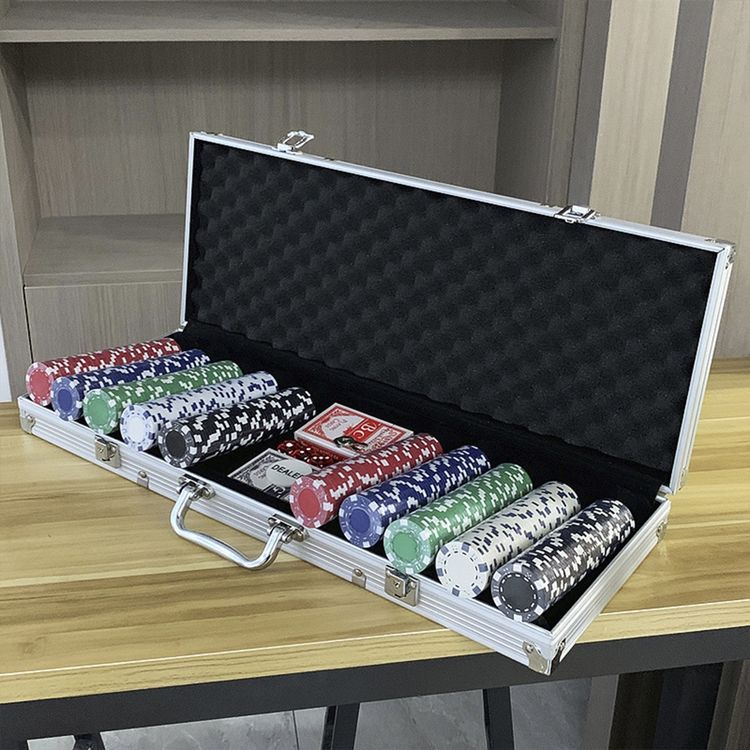 카지노칩 세트 국제규격 숫자칩 세븐카드 포커칩 게임칩 500pcs 홈플러스 택배배송