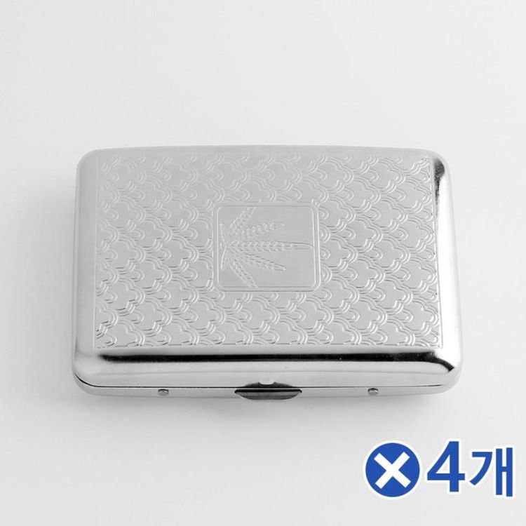 원터치버튼 스틸 베이스 담배케이스 랜덤발송x4개 홈플러스 택배배송