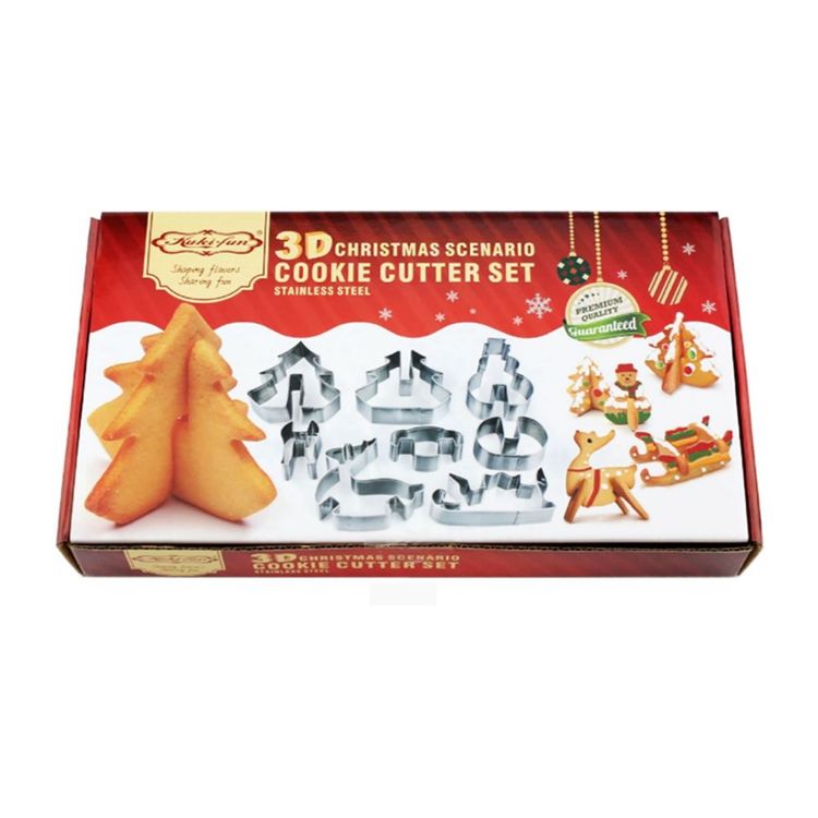 3d N2291bf2381 입체 크리스마스 쿠키커터 8p 쿠키틀 홈플러스 택배배송
