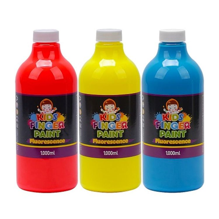 키즈맘아트 미술놀이 핑거페인트 형광색 1000ml X 3색 홈플러스 택배배송