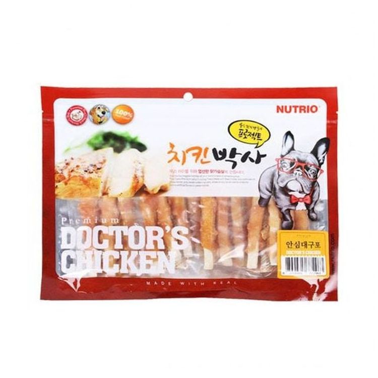 애견육포 치킨박사 안심대구포 300gx5봉 강아지간식 애견간식 홈플러스 택배배송