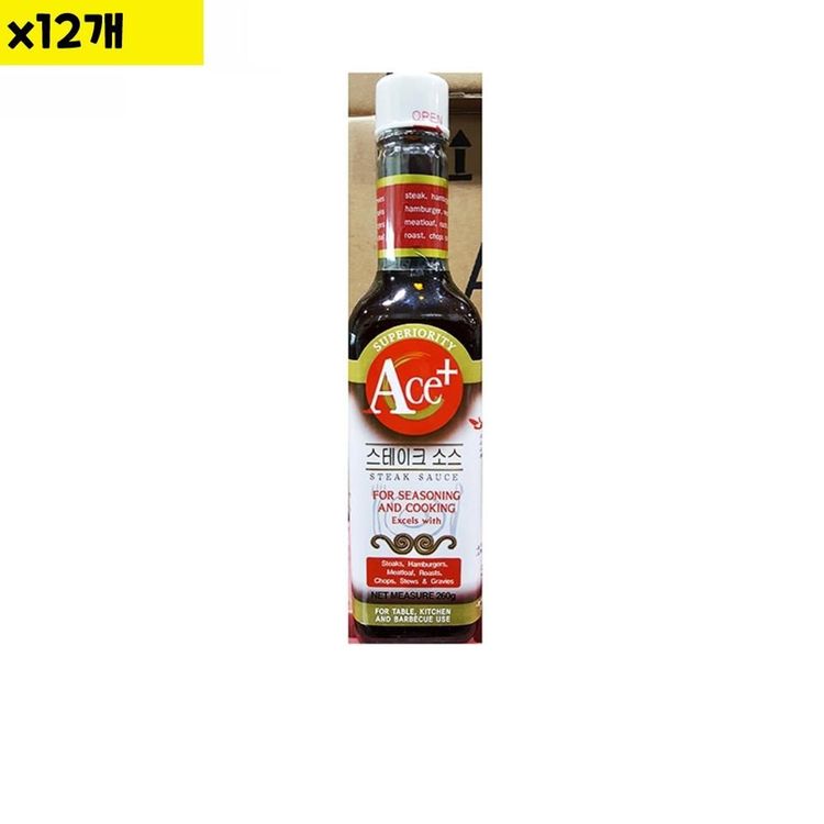 식자재 도매 에이스 스테이크소스 260ml X12개 홈플러스 택배배송