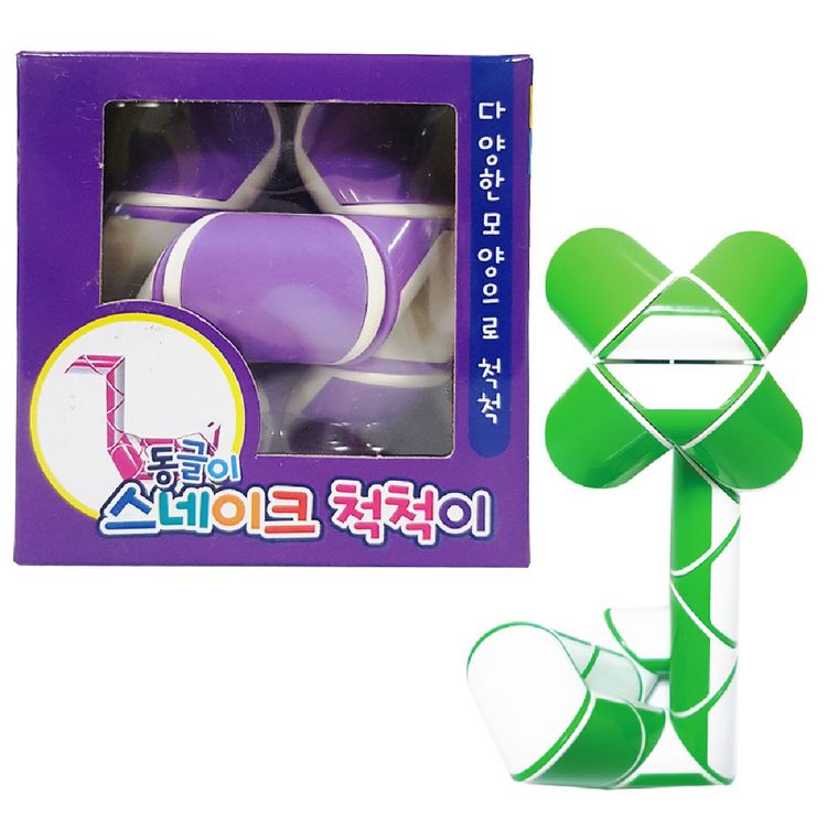 아가플러스 24단 동글 스네이크 큐브 2개 세트 랜덤 색상 홈플러스 택배배송