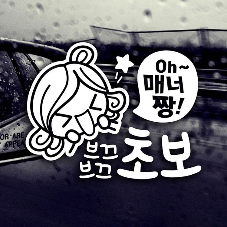 매너짱브끄브끄초보 실용적인 N62859a5280 초보자동차스티커 반사 홈플러스 택배배송