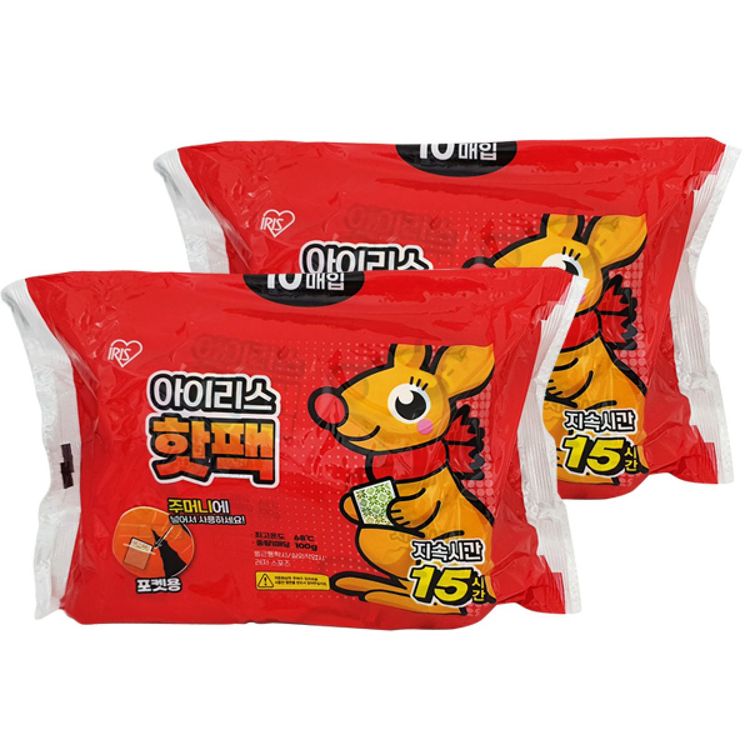아이리스 포켓용 핫팩 100g X 20개 홈플러스 택배배송