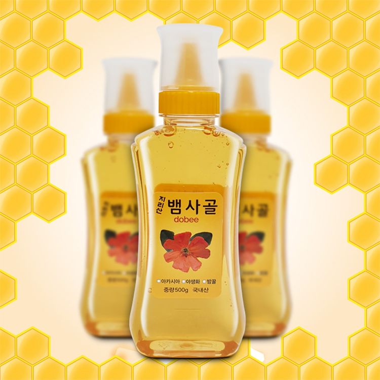 지리산뱀사골 자연산 아카시아꿀 500g 튜브형 홈플러스 택배배송
