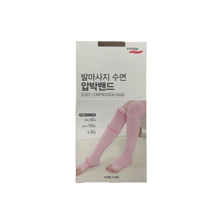 비비안 발마사지 수면압박밴드 1족 M 핑크 홈플러스