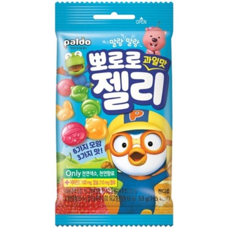 뽀로로 과일맛 젤리 53g 홈플러스 택배배송