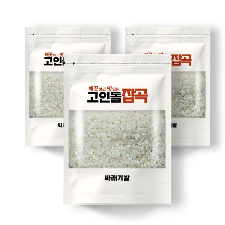 고인돌 못난이쌀 죽용 제빵용 미음용 싸래기쌀 15kg 500g 3개 홈플러스 택배배송