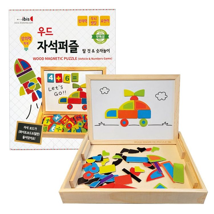 우드자석퍼즐 1p 어린이 도형 모양맞추기 감각놀이 홈플러스 판매자택배