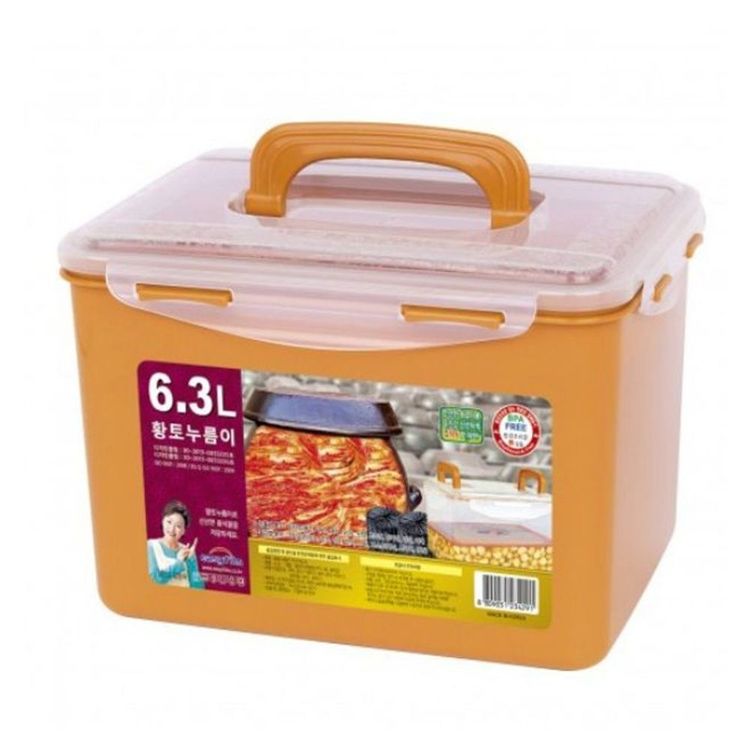 황토 밀폐용기 김치통 냉장고 정리 용기 반찬통 63l 홈플러스 택배배송