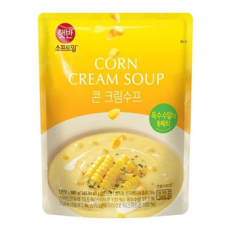 CJ 햇반 소프트밀 콘크림수프 180G | 홈플러스