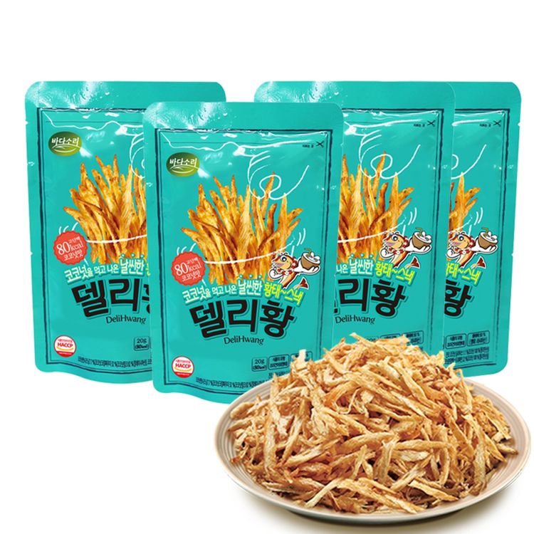 고소황태 황태스낵 델리황 코코넛맛20g 4봉 홈플러스 택배배송