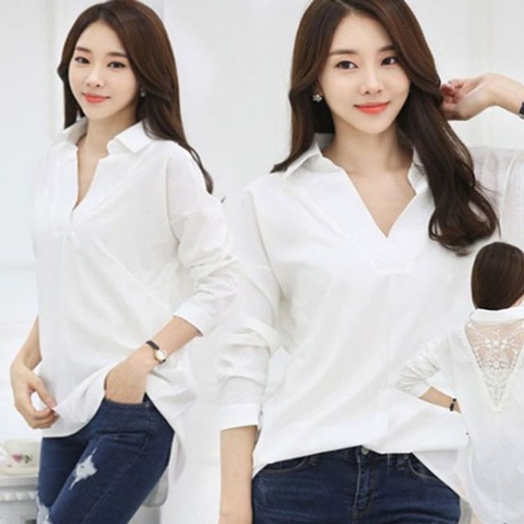 Dk Sj 실용적인 N6213a3ac87 레이스포인트블라우스 화이트 셔츠 홈플러스 택배배송