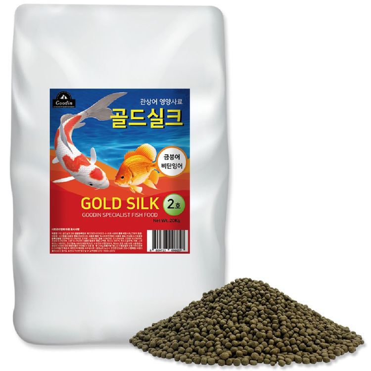 구딘 골드실크 부상성 관상어사료 2호 20kg 홈플러스 택배배송