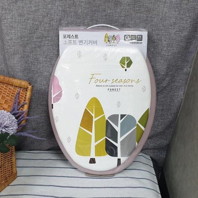 포레스트 소프트 변기커버 특대 O형 핑크 시트커버 덮개 홈플러스 택배배송