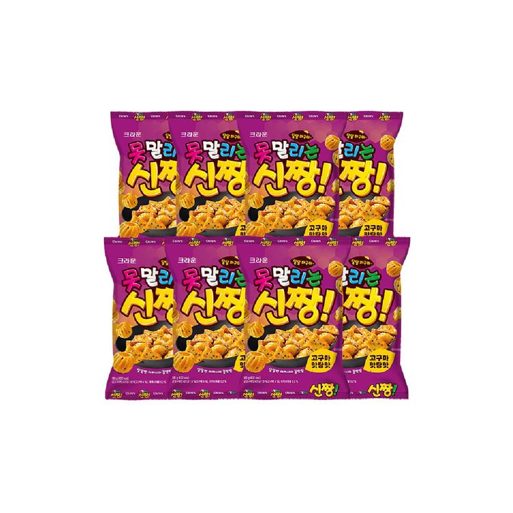 크라운 못말리는 신짱 고구마맛탕맛 120g 8개 홈플러스 택배배송