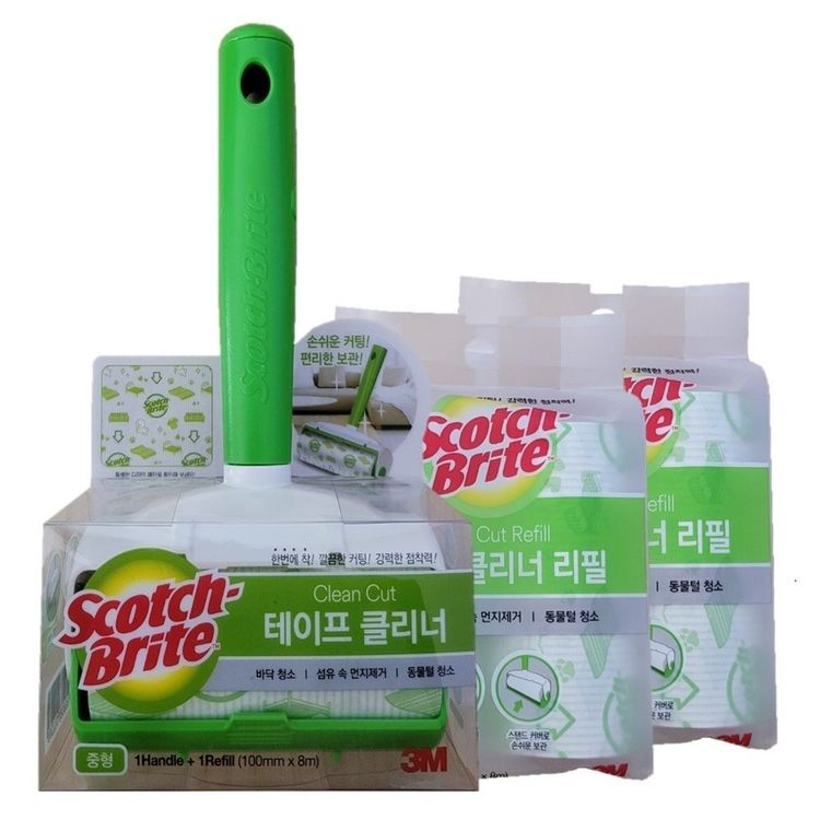 3m 실용적인 N6083a1deec 스카치브라이트 테이프클리너 중형리필 2개 홈플러스 판매자택배