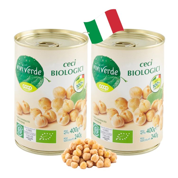 Coop 비비베르데 이탈리아 유기농 병아리콩칙피 400g 2캔 무첨가물 Non Gmo 홈플러스 택배배송