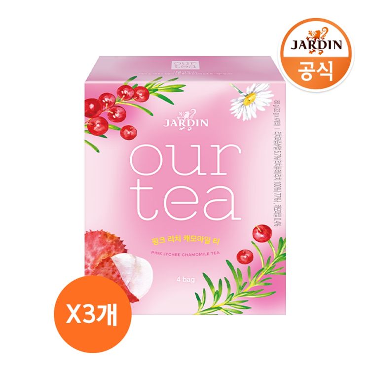 쟈뎅 아워티 핑크 리치 캐모마일 티 4p X 3ea 홈플러스 택배배송