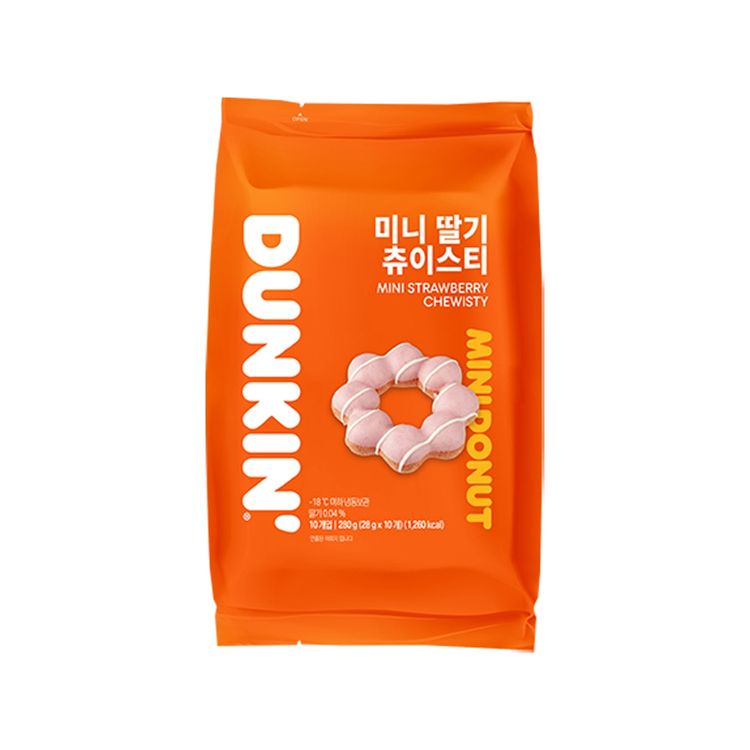 던킨도너츠 미니 딸기 츄이스티 10개입 홈플러스 택배배송
