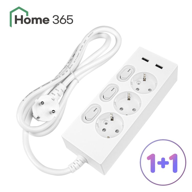 11 홈365 국산 Usb 멀티탭 개별 스위치 3구 15m 2포트 30 고속충전 홈플러스 판매자택배