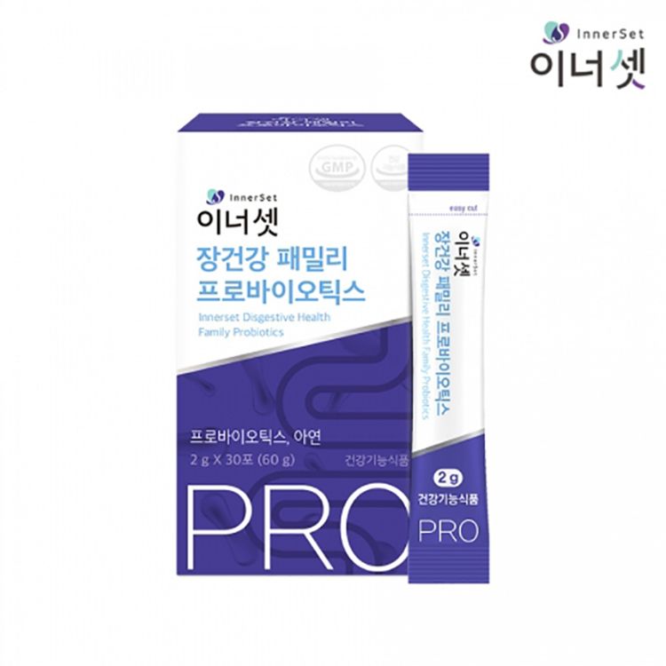 이너셋 패밀리 프로바이오틱스 1개월분 2gx30포x1박스 휴온스 다니스코 김치유산균 홈플러스 택배배송