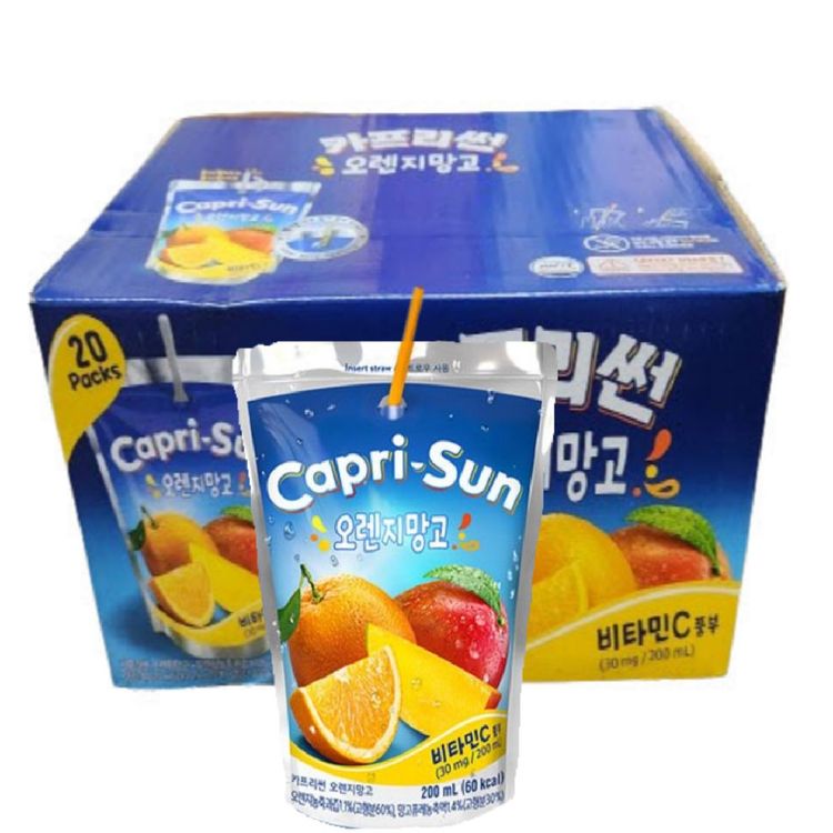 농심 카프리썬 오렌지망고 200ml20입 어린이음료 홈플러스 택배배송