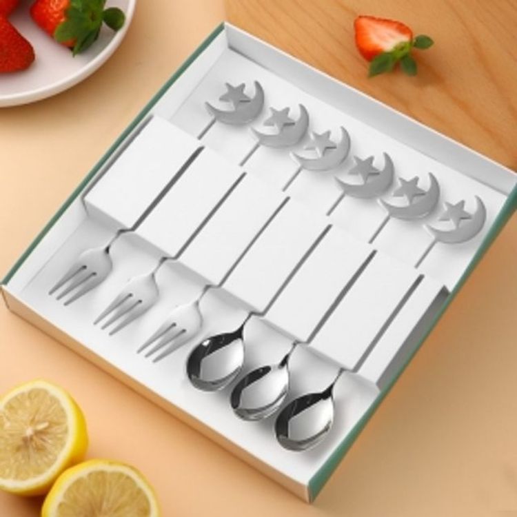 별앤달 N2285c7d723 티스푼 티포크 세트 6p 케이크 과일포크 실버 홈플러스 택배배송