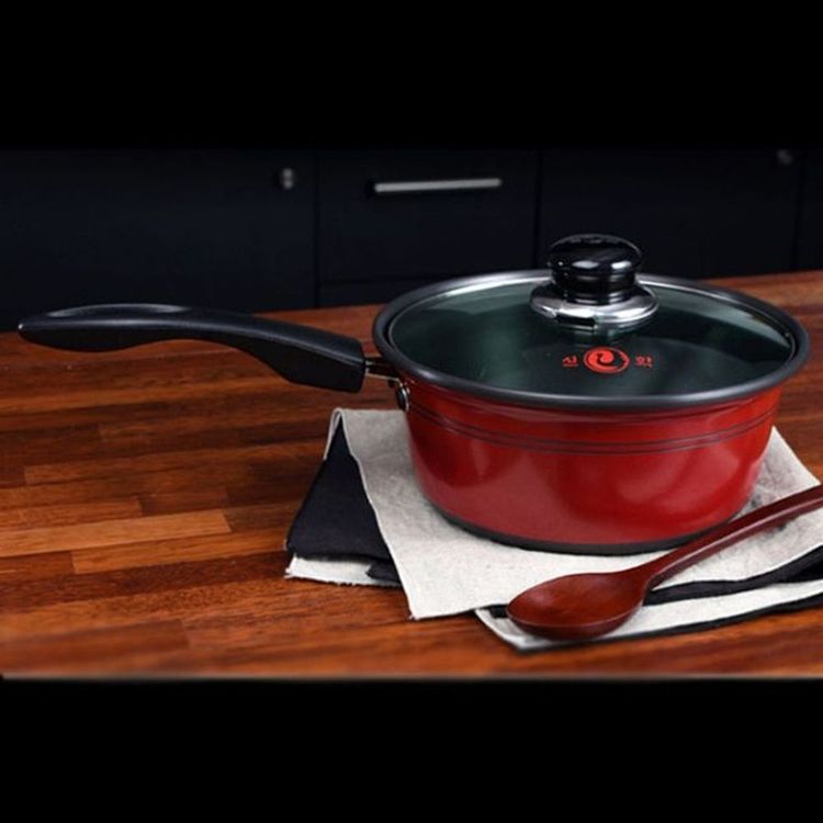 선학 라면 냄비 찌개 편수 냄비 레드 블랙 20cm 홈플러스 택배배송