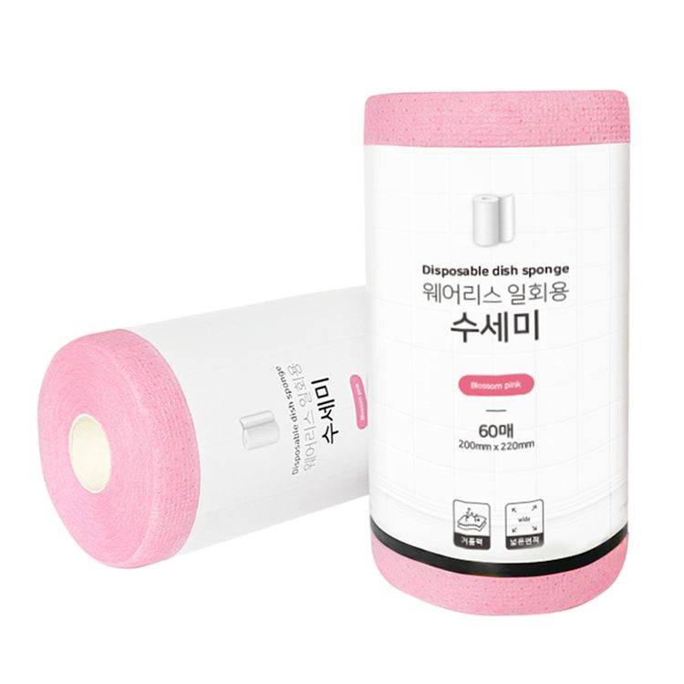 프로덕트랩 일회용 수세미 핑크 60매 주방 홈플러스 택배배송