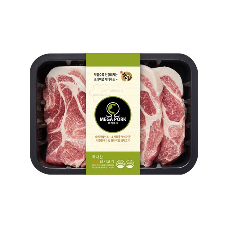 참연 국내산 돼지고기 냉장 한돈 오메가 목살 구이용 500g 홈플러스 택배배송