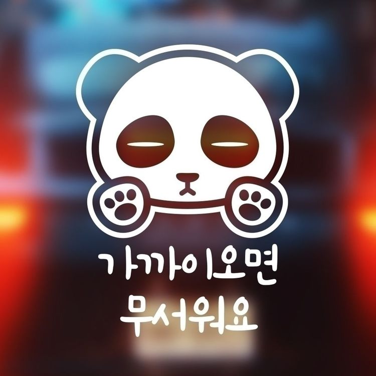 자동차스티커 Nc301a66548 초보운전 판다 홈플러스 택배배송