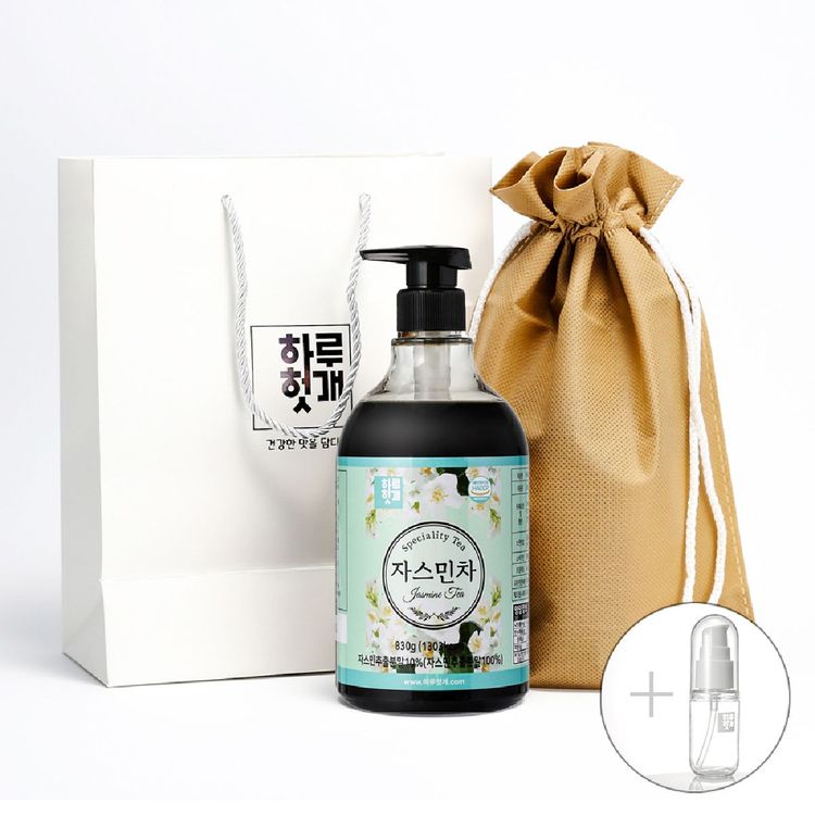 착한하루 자스민 차 추출 원액 베이스 830g 선물세트 홈플러스 택배배송