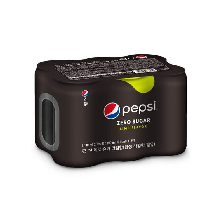 롯데 펩시콜라 제로슈거라임 190ML*6 | 홈플러스