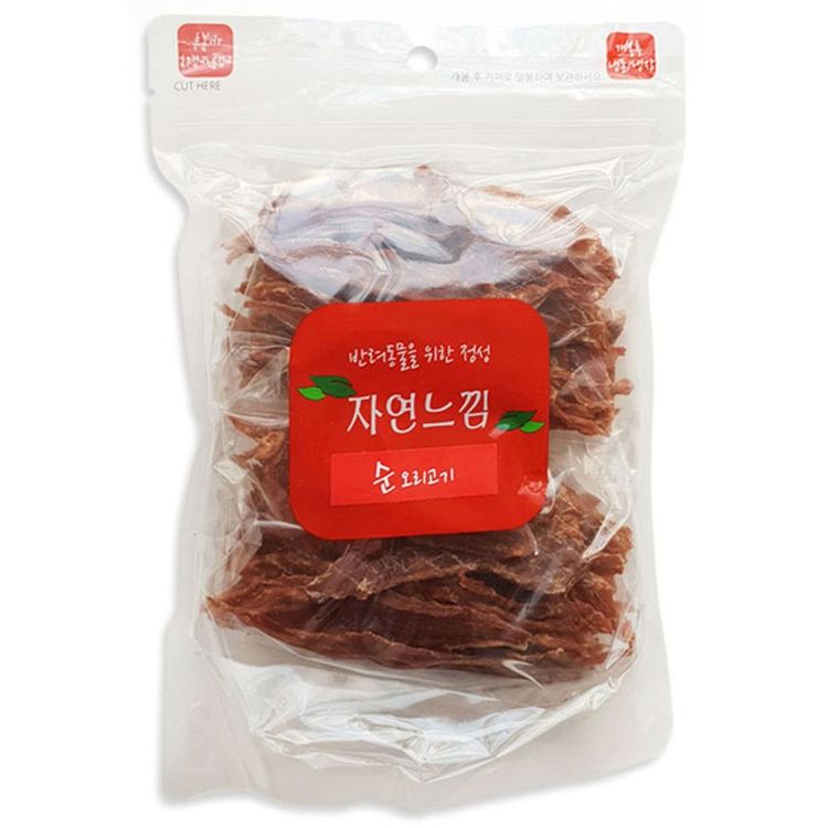 강아지 수제 간식 오리고기 200g 반려견 건조 육포 홈플러스 택배배송
