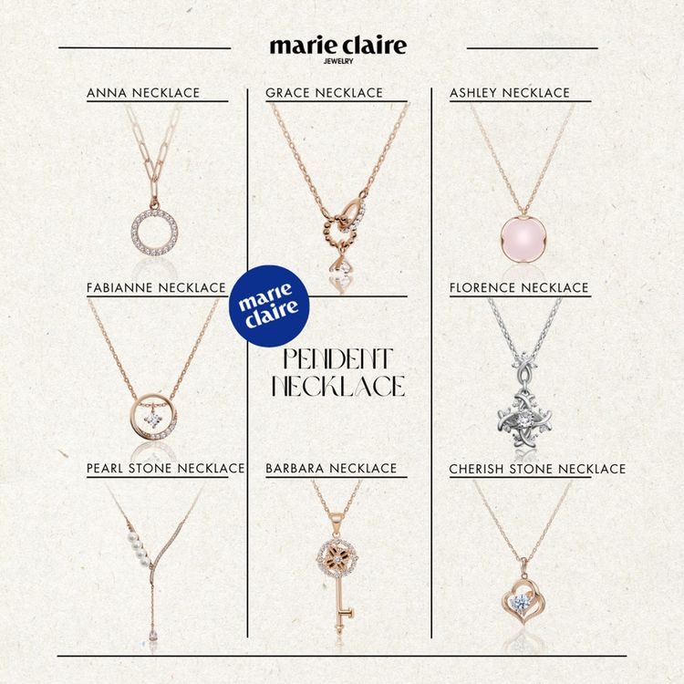 마리끌레르 펜던트 목걸이 시리즈 26종 모음 14k Gold Plated 홈플러스 택배배송