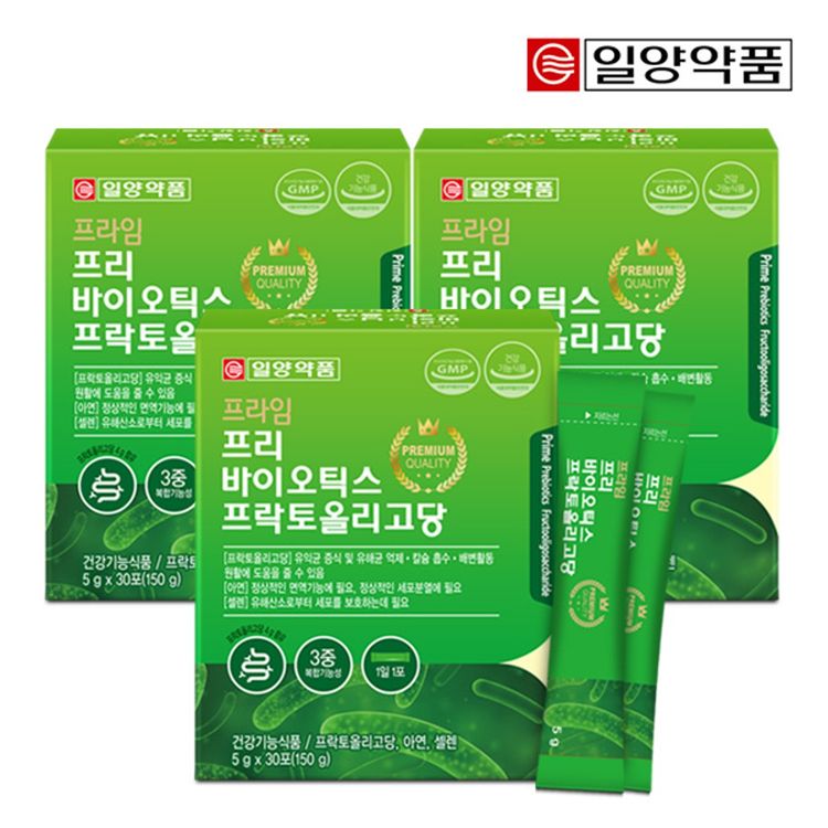 일양약품 프라임 프리바이오틱스 프락토올리고당 30포 3박스 홈플러스 택배배송