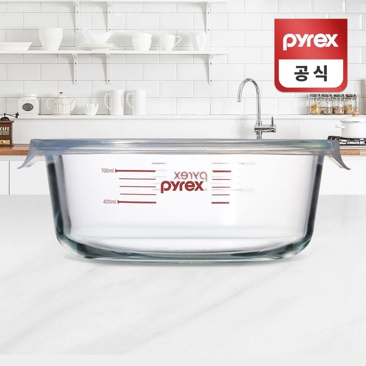 코렐 파이렉스 계량 원형 내열유리 글라스 960ml 홈플러스 택배배송