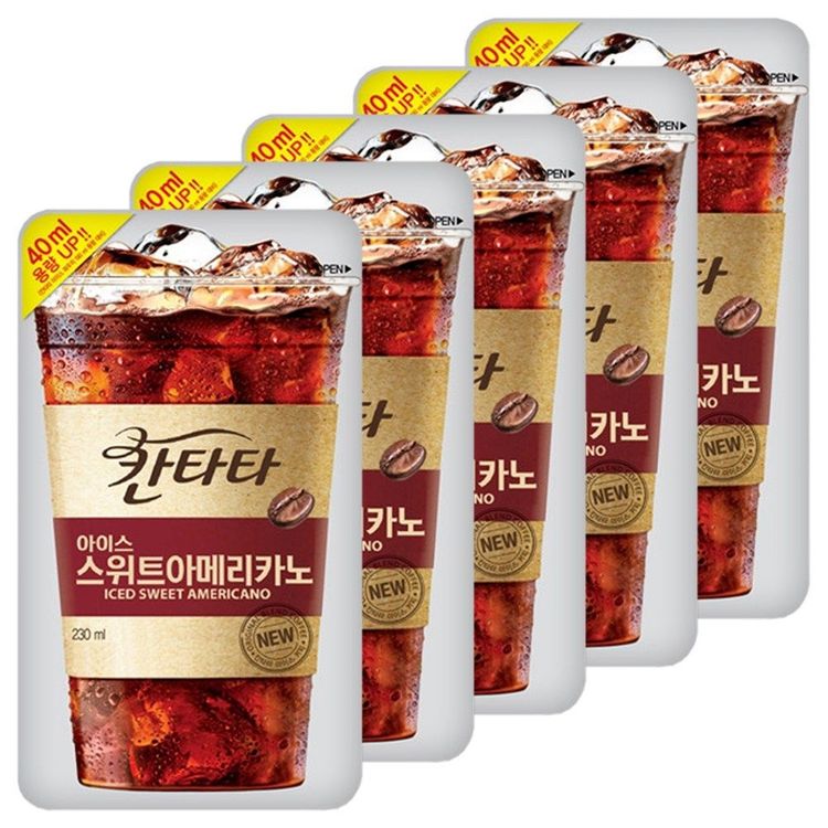 롯데 칸타타 아이스 스위트아메리카노 230ml X 50팩 홈플러스 택배배송